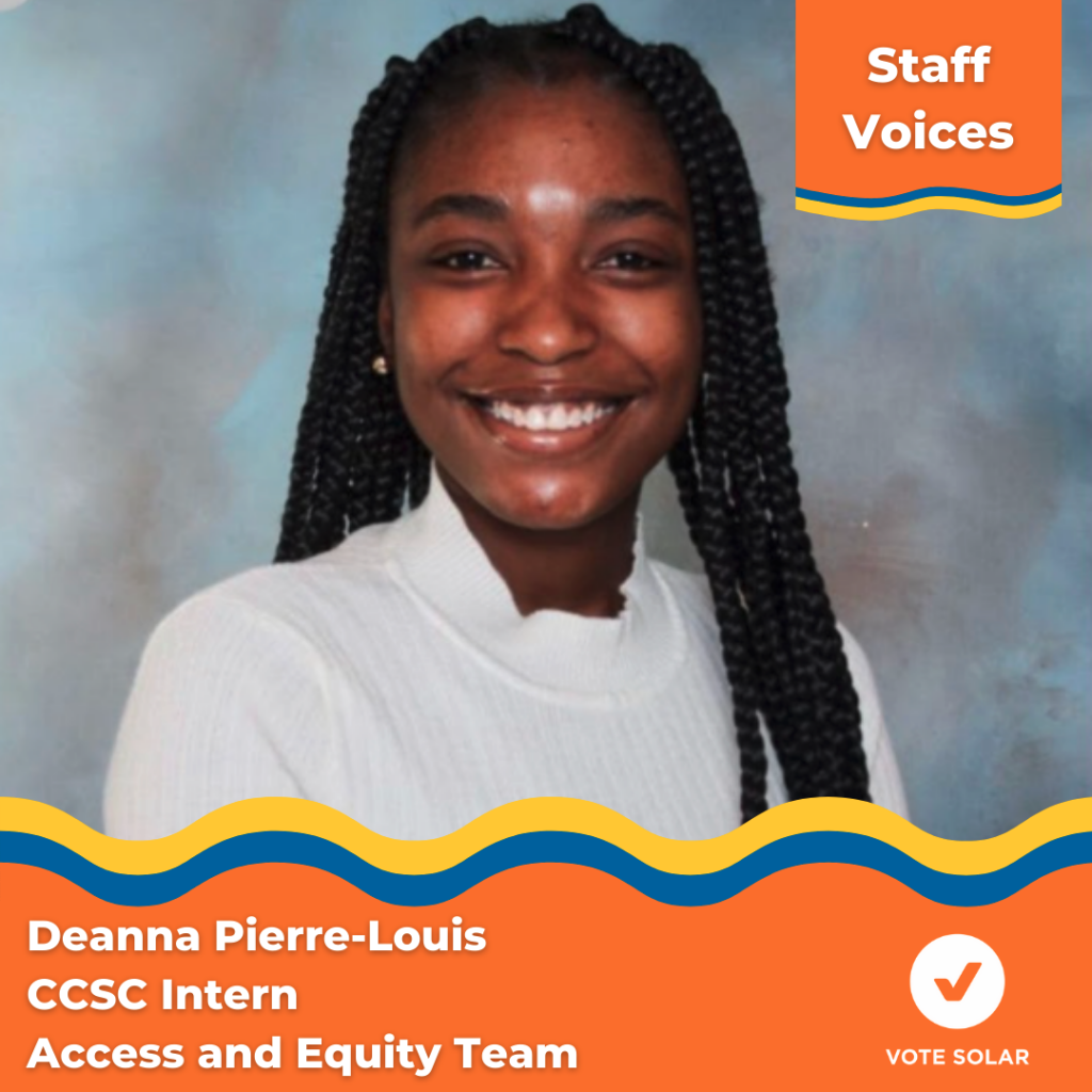 Intern Spotlight: Deanna Pierre-Louis - Vote Solar